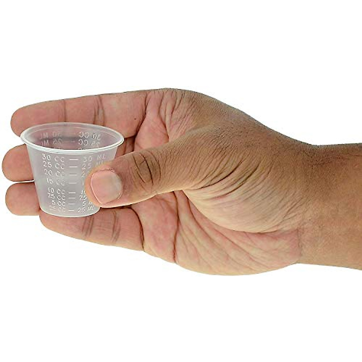 [1000 Count - 1 oz.] Perfect Stix Disposable Graduated Plastic Medicine Cups - For Mixed Pills, Medication Measuring, Resin Mixing, Mouthwash
