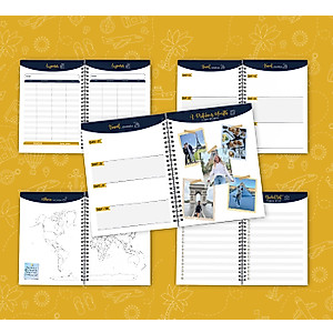 Travel Journal for Women- Vacation Planner- Travel Packing List- Travel Notebook with Budget Sheet, Diary, and Expense Tracker- Travel Journal for Couples-Vacation Journal- Summer Planner- Travel Gift