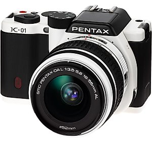 PENTAX digital SLR camera K-01 zoom lens Kit white / black K-01ZK WH / BK
