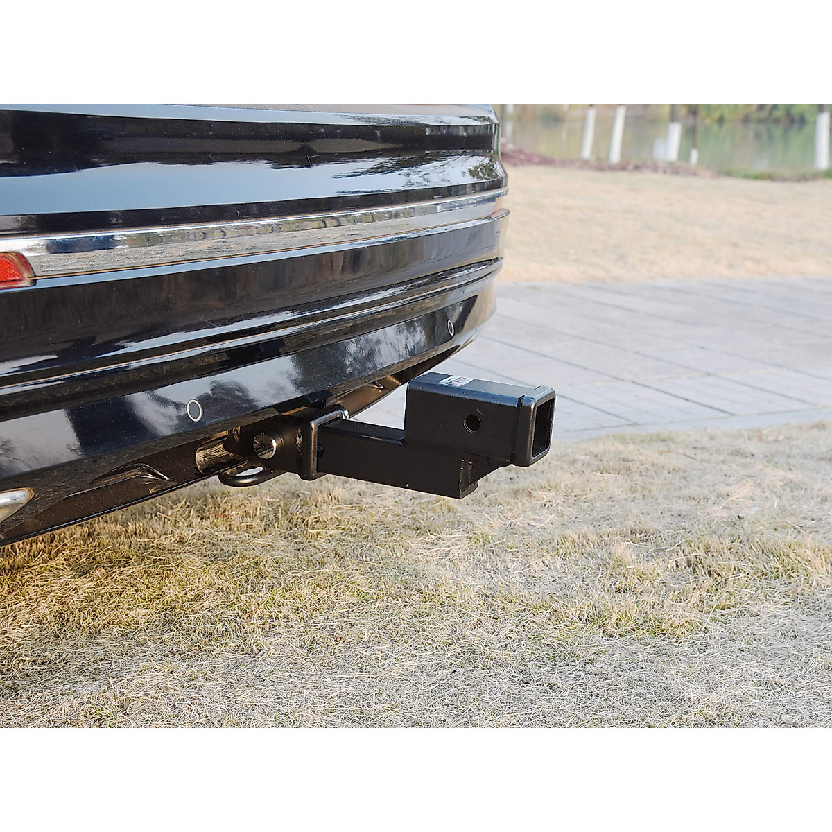 TOPTOW 64121 2-inch Receiver Trailer Hitch Extension Riser with 2-inch Rise/Drop, 2-inch Solid Shank, 10000lbs Capacity, Anti-Rattle Bolt