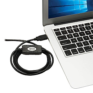 Tripp Lite USB-A to RJ45 Rollover Console Cable Cisco Compatible M/15ft (U009-015-RJ45-X)