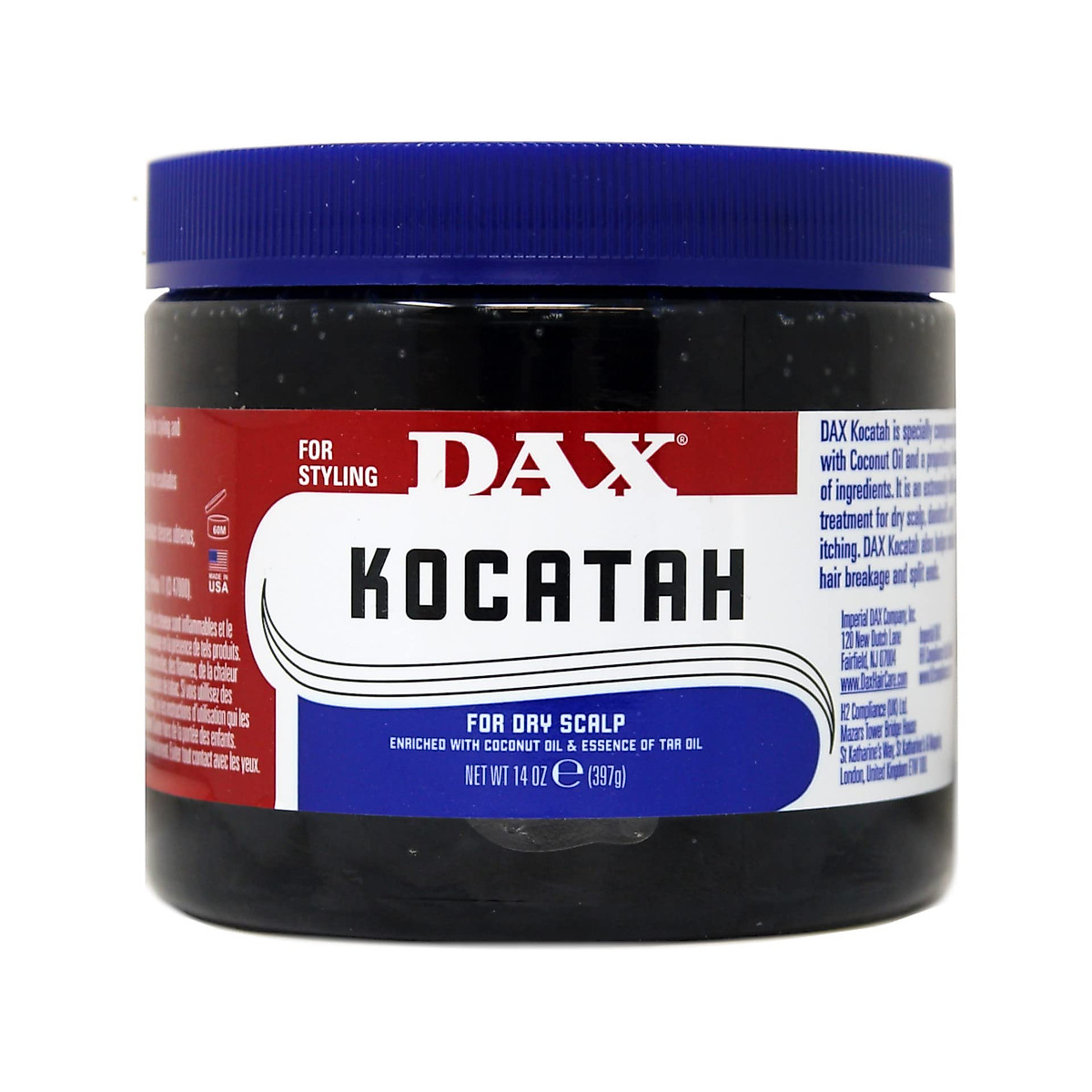 Dax Kocatah Dry Scalp Relief 14 oz ( Pack of 2)