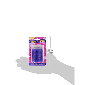 Oasis Supply Spiral Birthday Candles, 2.25-Inch, Purple