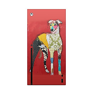 Head Case Designs Officially Licensed Michel Keck Greyhound Art Mix Vinyl Sticker Gaming Skin Case Cover Compatible with Xbox Series X Console
