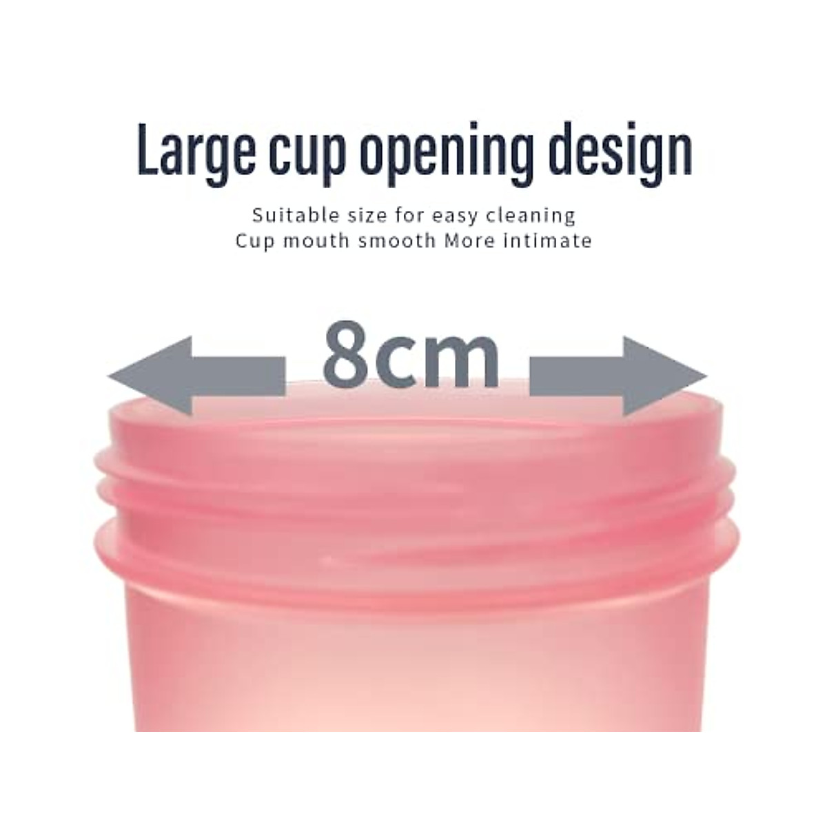 Litex Classic Shaker Bottle, great for protein shakes and pre-workout, shaker set with stirrer - BPA free - 20 oz(pink)