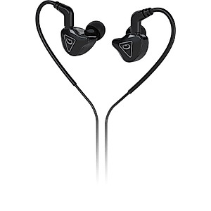 Behringer MO240 Studio Monitoring Earphones with Dual Hybrid Drivers
