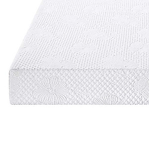 Sleeplace 6 Inch Saturn Multi-Layered Memory Foam Mattress, Full, White