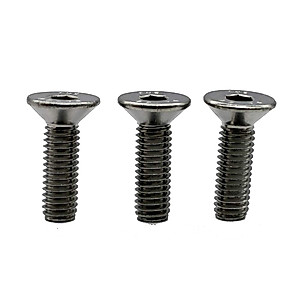 Fullerkreg 18-8 Stainless Steel Hex Drive Flat Head Screw M5 x 0.8 mm Thread, 20 mm Long,Packs of 50