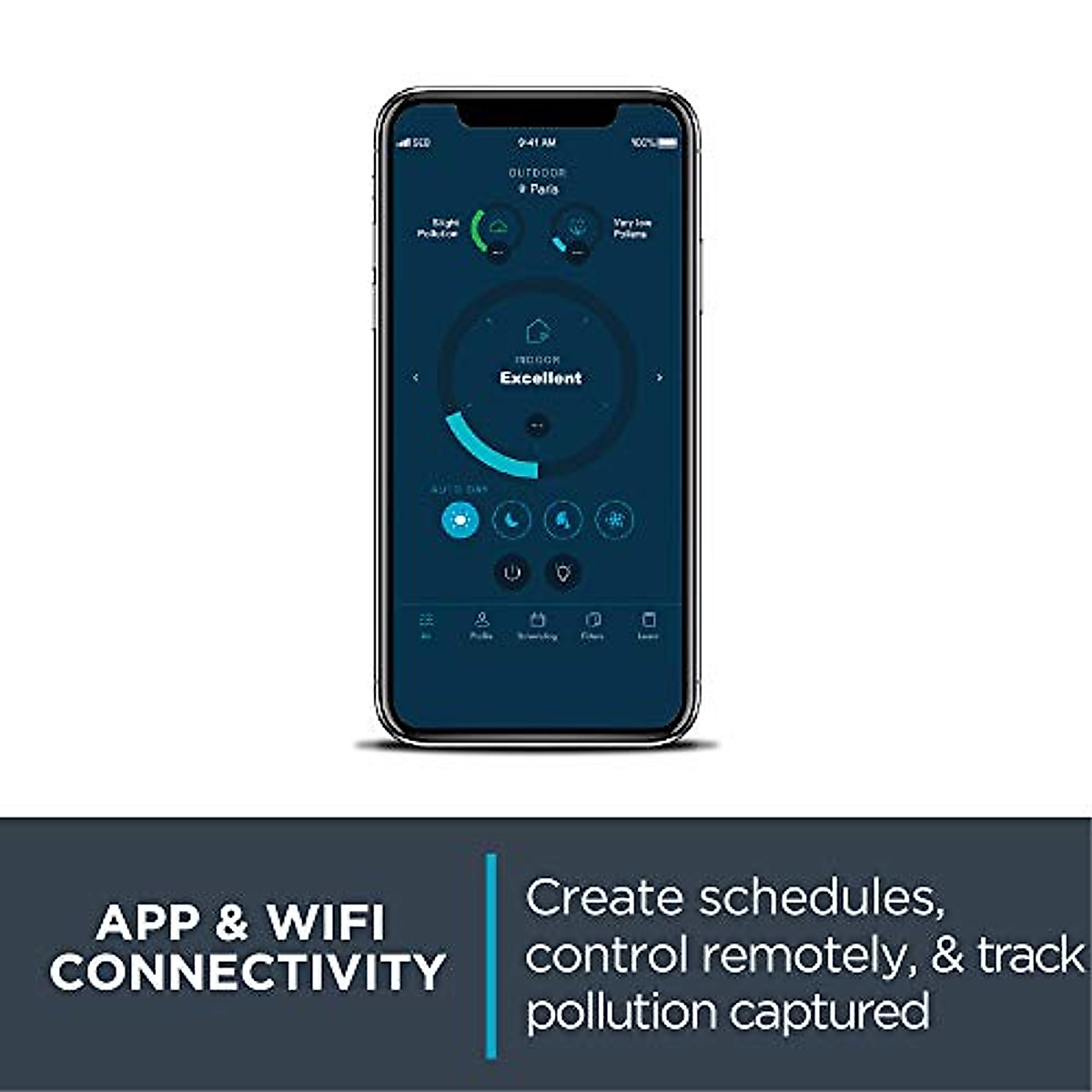 Rowenta Pure Connect Air Purifier, Medium, White