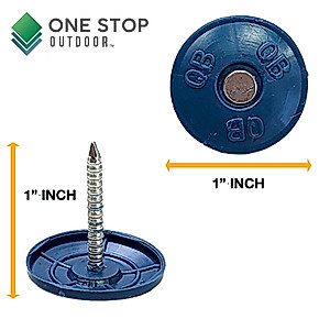 (250 Pack) Round Plastic Cap Nail 1 Inch Roofing Nails Galvanized Tar Paper Nails for House Wrap Fastening Foam Board Roofing Felt Insulation Film (250)