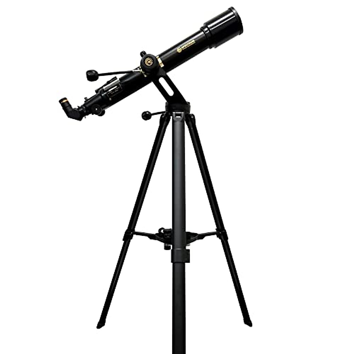 ExploraPro 70AZ Refractor Telescope – 70mm Aperture 700mm Focal Length Manual Alt-AZ Telescope with Slow Motion Control – Smartphone Adapter and Remote Shutter - Spectrum Optical Instruments