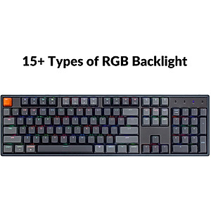 Keychron K10 Wireless Mechanical Keyboard with Gateron G Pro Brown Switch Aluminum Frame