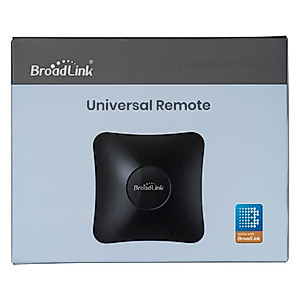 BroadLink IR/RF Smart Home Hub-WiFi IR/RF Blaster for Home Automation, TV, Curtain, Shades Remote, Smart AC Controller, Works with Alexa, Google Assistant, IFTTT (RM4 pro)