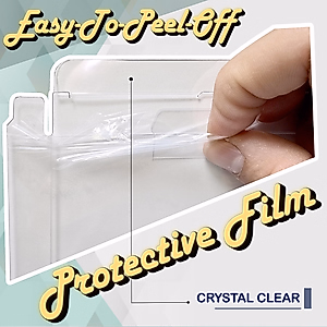 MALKO 10 PACK Video Game Protector Compatible with: Nintendo Switch Game Case & Steelbook | Clear Plastic Sleeve