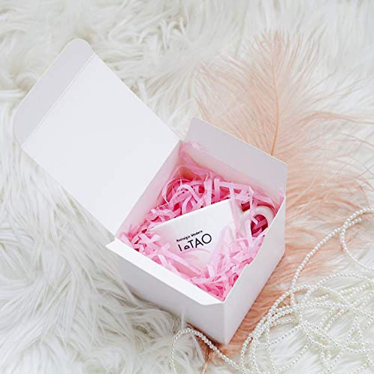 GEFTOL Small White Gift Box 100 Pack 3 x 3 x 3 inches Fold Box Paper Gift Box Bridesmaids Proposal Box for Bridal Birthday Party Christmas