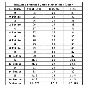 RHODANTHE Women's Ripped Boyfriend Jeans Stretch Skinny Trendy Jean Women Straight Distressed Jeans