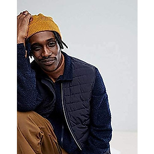 ROYBENS Swag Wool Knit Cuff Short Fisherman Beanie for Men Women, Winter Warm Hats, 3PCS