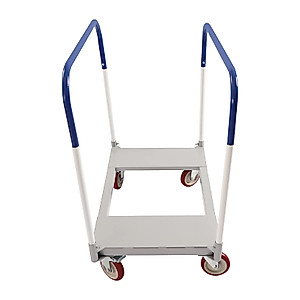 Panel Cart Dolly, 20" W x 35" H Panel Truck Cart with Steel Frame, Heavy Duty Platform Truck Cart with 1500 lbs Capacity and 5 inch Casters for Factory Warehouses, Garage, Workshop (35 x 20 in)
