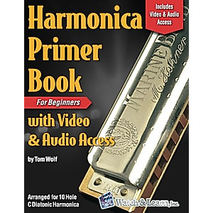 Harmonica Primer Book for Beginners with Video and Audio Access