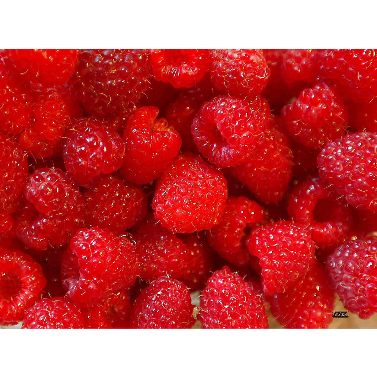 Fresh Raspberry Kitchen Glass Cutting Board Decorative Gift For Mom Red Raspberries Design