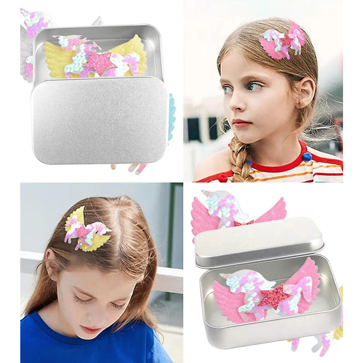 Shirin Packaging Small Tins With Lids Altoid Tins Empty Mint Containers Steel Metal Hinged Tin Box Lids for Storage Small Tin Pocket Tin Box 40/1