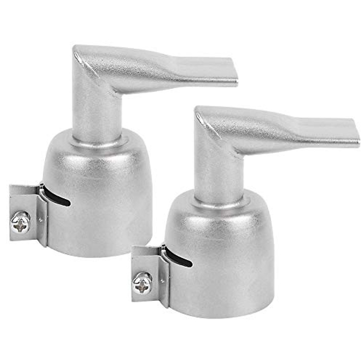 Heat Gun Nozzles, 2pcs 20mm 90 Degree Stainless Steel Hot Air Gun Nozzle, Welding Nozzle Hot Air Gun Attachments, for PP PVC Plastic Sheet Welding