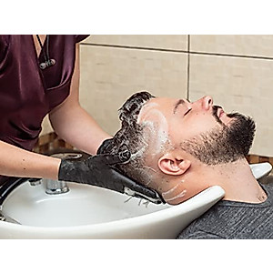 MICROFLEX Midknight Touch 93-732 Disposable Nitrile Exam Gloves for Auto, Tattoo, Dentistry, Catering, 4.3 mil - Medium, Black (Case of 1000)