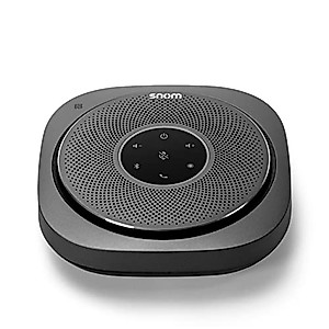 Snom C300 Bluetooth 5.0 Conference Speakerphone with 6 Mics, 24 hrs Call Time, App Controlled, USB C, Home Office & Small Business, Black