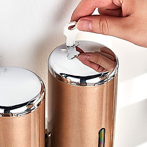 MEGIMA Soap Dispenser, Automatic Soap Dispenser, Non-Contact Stainless Steel Soap Dispenser, Hands-Free Foam Soap Dispenser for Bathroom Or Kitchen Brown Size: 21.5 * 24cm
