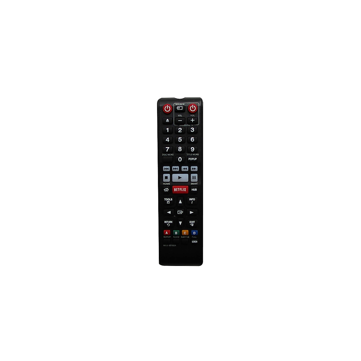 Hotsmtbang Replacement Remote Control Compatible for Samsung AK59-00177B BD-H6500 BD-H6500/ZA BD-H6600 BD-H6600/ZA Smart 3D Blu-ray Disc Player