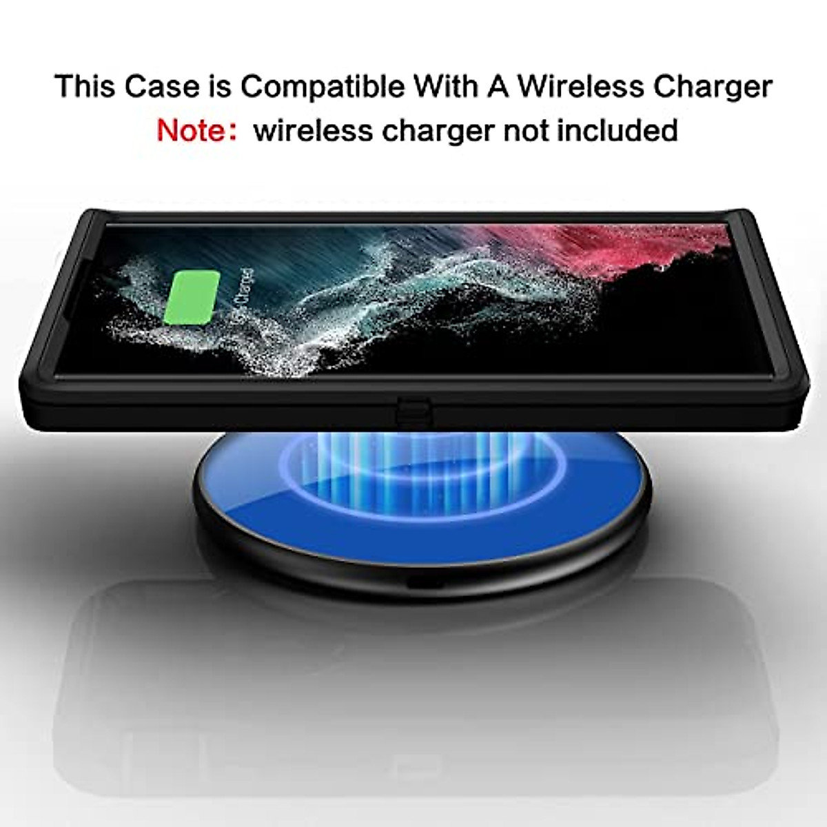 MXX Case Designed for Galaxy S22 Ultra,Full Protection Heavy Duty Shockproof Rugged Bumper Dust Proof Cover Case for Samsung S22 Ultra 5g 6.8" (Black)