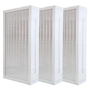 MaximalPower Replacement HEPA Filter for Blueair 400 Series Air Purifiers - 3 Pack | Removes Smoke, Dust, Dirt, Odor and More!