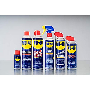WD-40 Original Formula 3 Sizes Combo Kit: 3 OZ Mini Can, 8 OZ Smart Straw, and 12 OZ Smart Straw