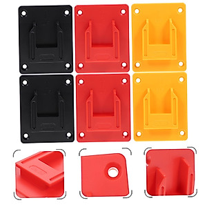 VILLCASE 24 Pcs Battery Suspension Bracket Drill Battery Dock Holders M18 Battery Wall Mount Electric Tool Storage Holder Milwaukeetool Tool Mount Holders Abs Lithium Battery Wall Hanging