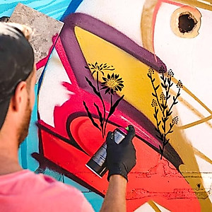 Stencils for Painting on Wood, Reusable Flower Stencils Painting Crafts Templates Drawing Stencil for Painting on Wood, Wall, Furniture(18)