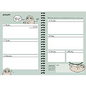 Sad Animal Facts Weekly Planner 2021