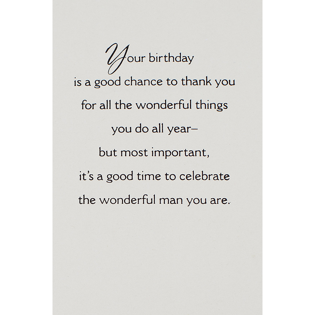 Hallmark Birthday Greeting Card for Dad (Wonderful Man)