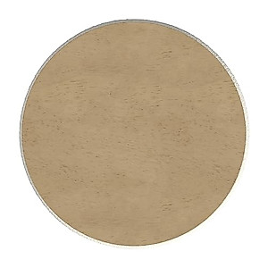 HomePop Channel Storage Ottoman with Wood Top - Cream Boucle