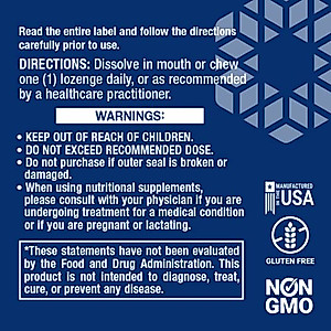 Life Extension B12 Elite - 1000mcg Vitamin B12 Supplement for Energy Metabolism, Brain and Nerve Health – Non-GMO, Vegetarian, Gluten-Free – Dissolvable and Chewable 60 Lozenges