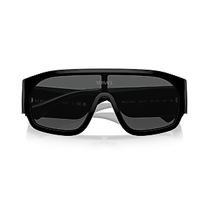 Versace Woman Sunglasses Black Frame, Dark Grey Lenses, 0MM