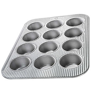 USA Pan Leak-Proof Springform Pan (9-Inch) and 12-Well Muffin Pan Bundle