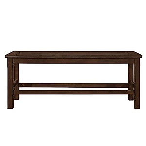Homelegance Counter Height Dining Bench Brown