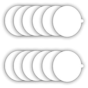 Flea Trap Refill Discs 7.1 Inch Replacement Glue Boards for Most Models Flea Traps for Inside Your Home, 12 Pack