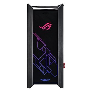 Asus ROG Strix Helios GX601 RGB Mid-Tower Computer Case for up to EATX Motherboards with USB 3.1 Front Panel, Smoked Tempered Glass, Brushed Aluminum and Steel Construction, and Four Case Fans, Black