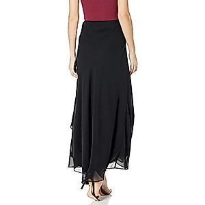 Alex Evenings womens Long Dress (Regular and Plus Sizes) Skirt, Black, Medium US