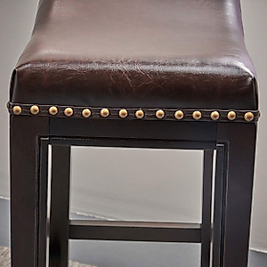 Christopher Knight Home Avondale Backless Bar Stools, 2-Pcs Set, Brown