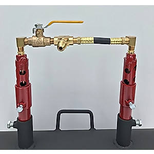 Hell's Forge Portable Propane Forge Double Burner Large Capacity Knife and Tool Making Farrier Forge MADE IN THE USA