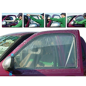 Single Roll Window Guard™ Crash Wrap Durable See-Thru Self-adhering (36" x 60')