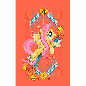 CafePress My Little Pony Fluttershy Feathers Wall Decal 20x12 Wall Decal, Vinyl Wall Peel, Reusable Wall Cling