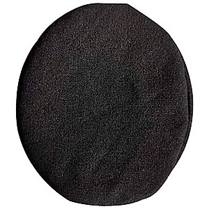 Headphone Covers, Ancable 2-Pairs Washable Flex Headset Earpad Cloth Cover for Gym, Training, Aviation, Racing, Gaming, etc More Over The Ear Headphones (Black)